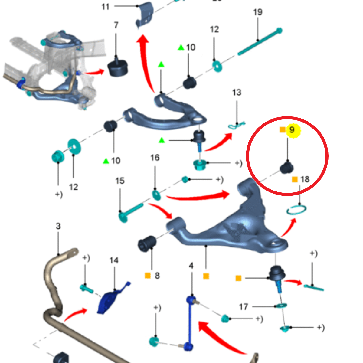 Bucha Traseira Bandeja Inferior Suspensão Dianteira Ranger - Rafe Auto ...