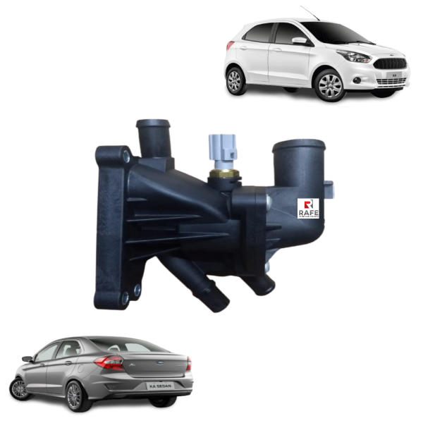 Carcaça Válvula Termostática Completa Ka 1.0 2015 Diante - Rafe Auto Peças