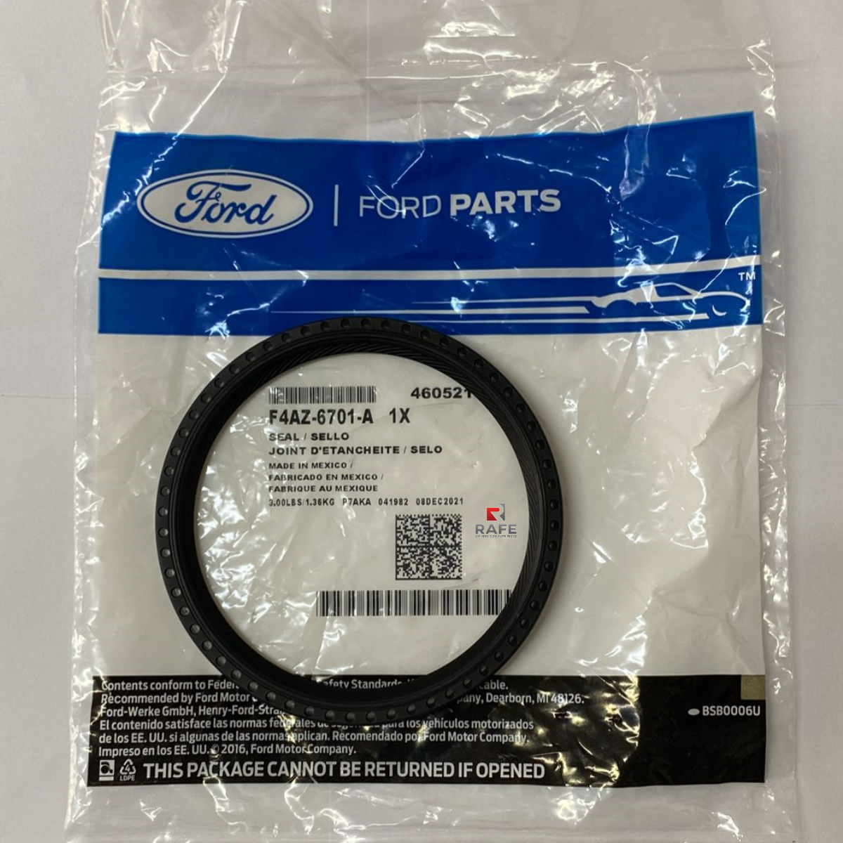 Retentor Traseiro Virabrequim Mondeo 2.5l E Ranger 2.3l - Rafe Auto Peças