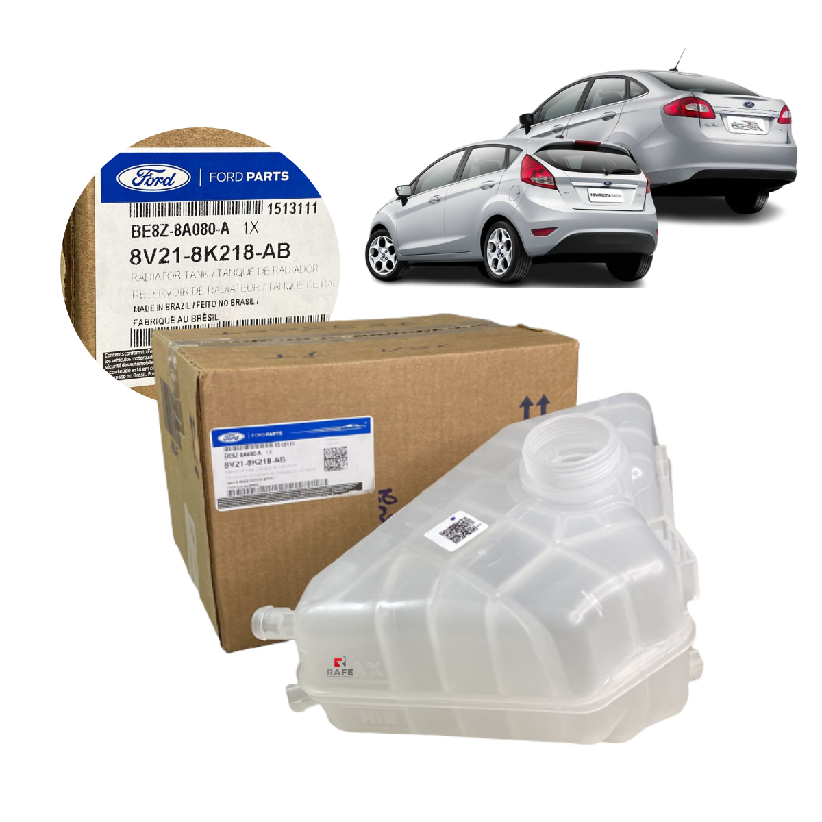 Reservatório Água Radiador New Fiesta 2012 A 2019 – Original - Rafe ...